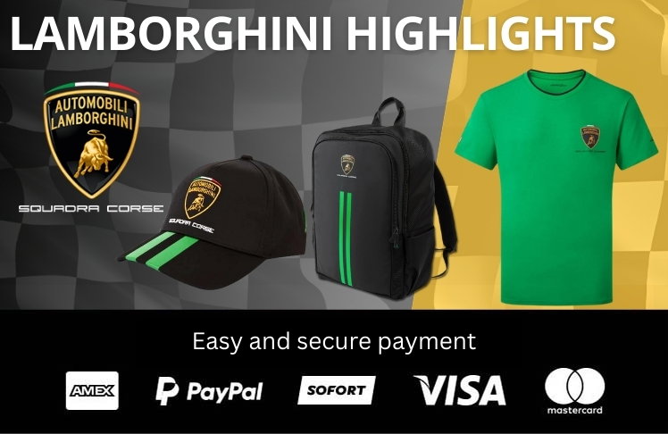 Lamborghini Fan Merchandise | Paddock-Legends Shop
